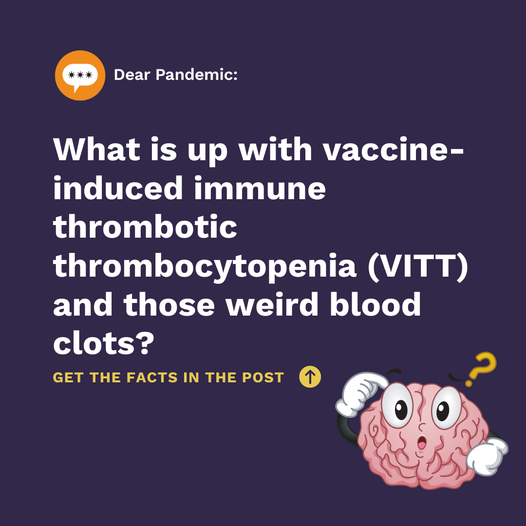 What is up with vaccine-induced immune thrombotic thrombocytopenia ...