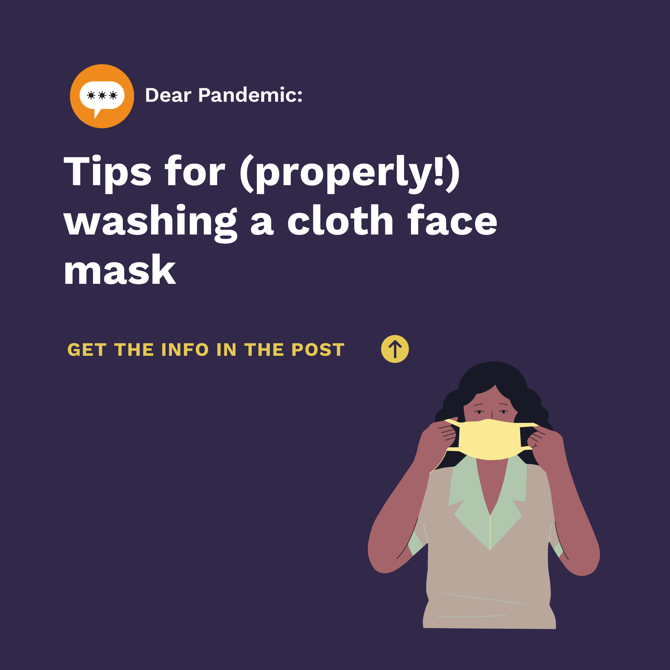 Tips for (Properly!) Washing a Cloth Mask — Those Nerdy Girls