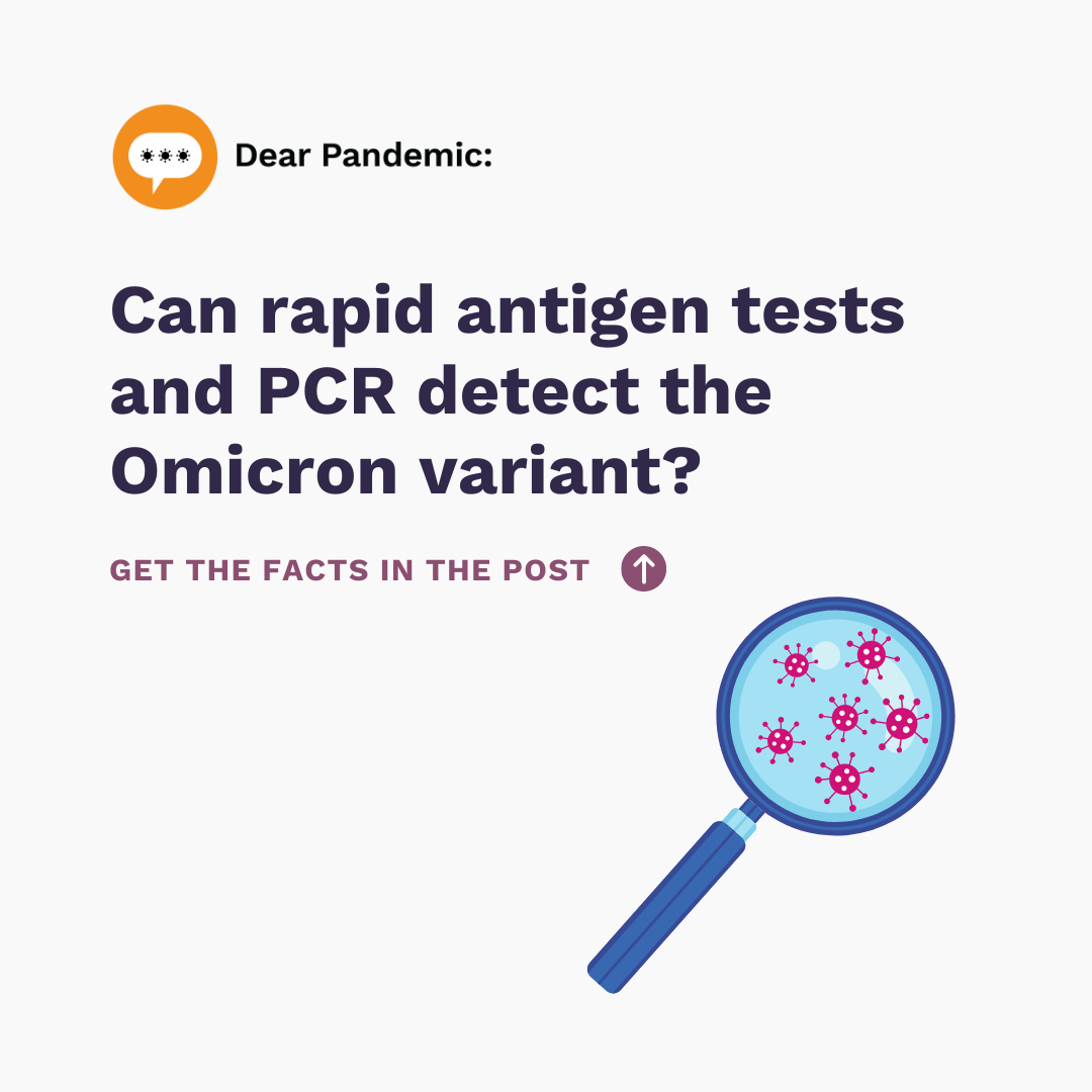 Can our current COVID-19 diagnostics, like PCR tests and rapid antigen ...