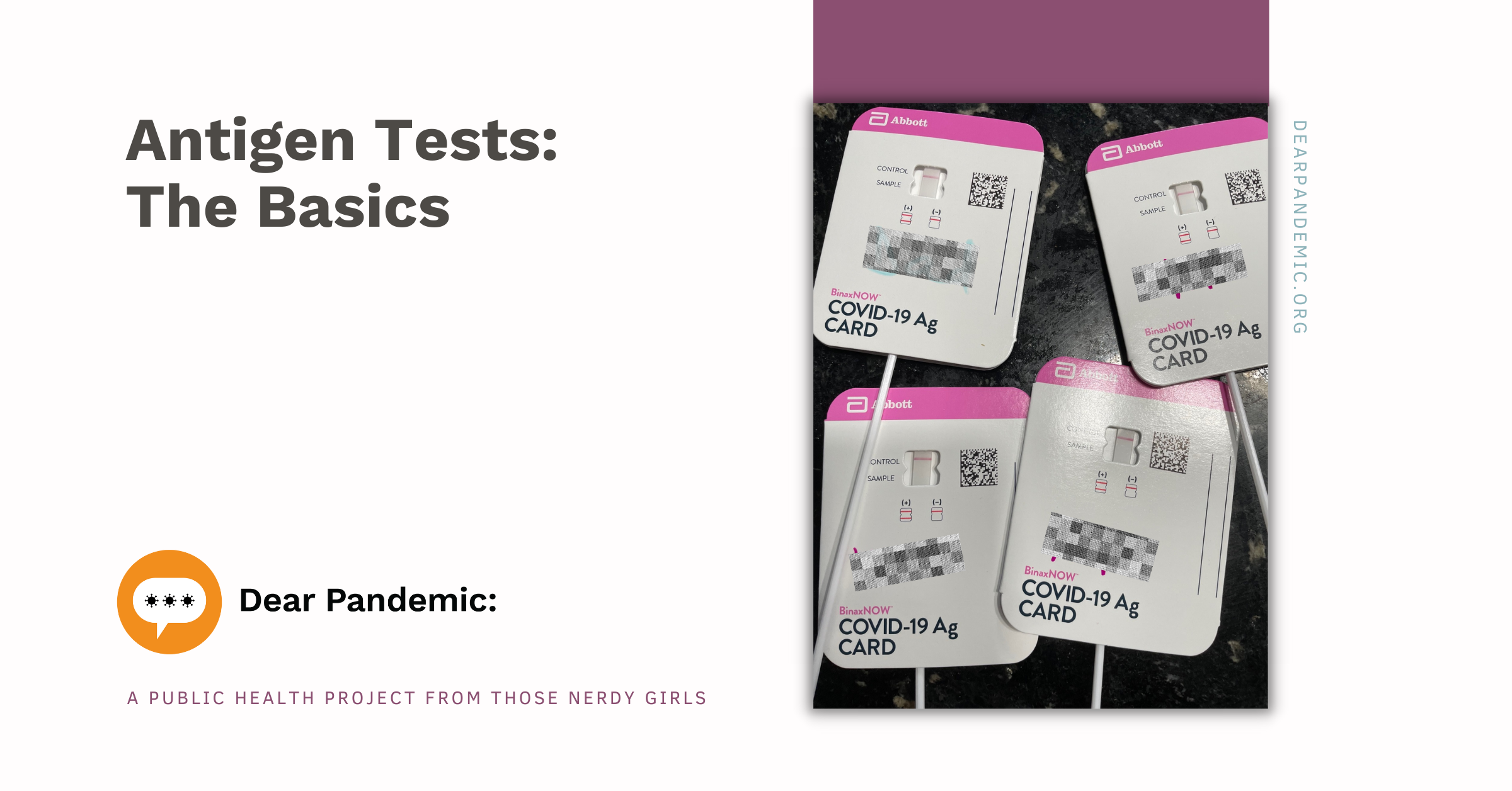Antigen tests: explained. — Those Nerdy Girls