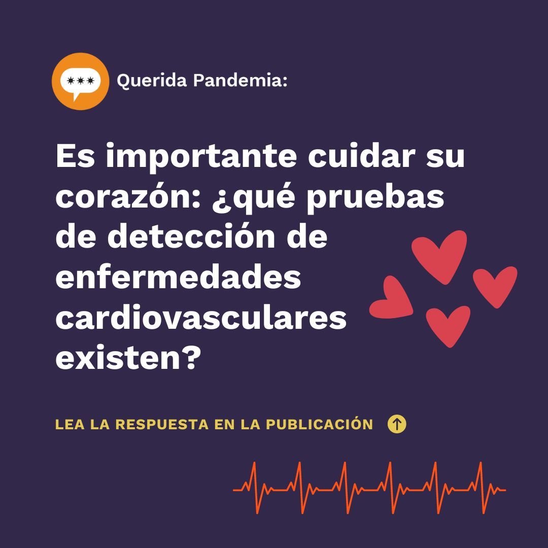 Es importante cuidar su corazón: ¿qué pruebas de detección de ...